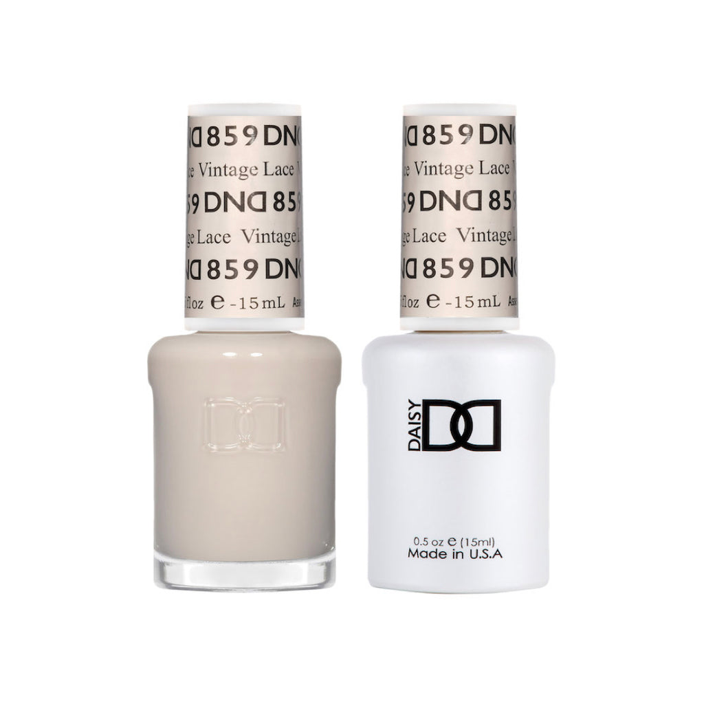 Daisy DND Gel Polish - Vintage Lace #859 (with Free Matching Polish ...