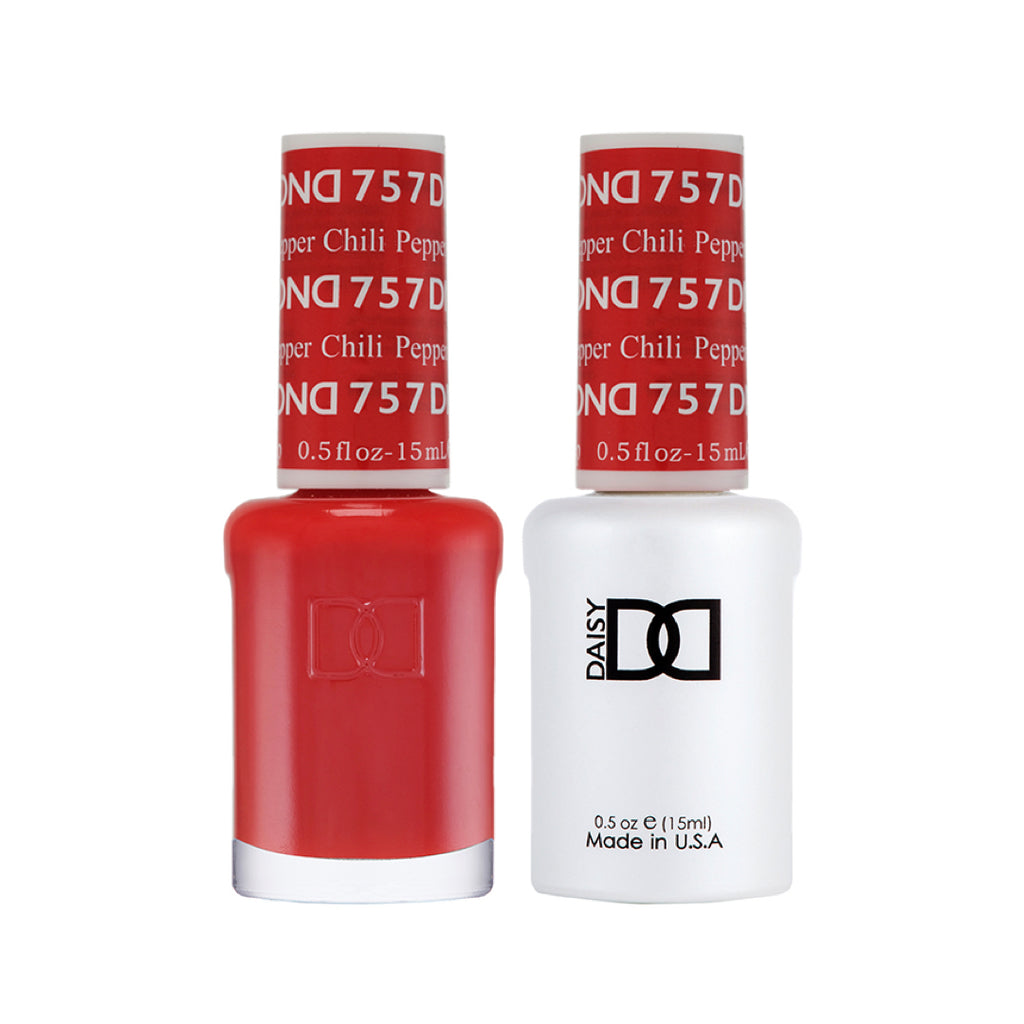 Daisy DND Gel Polish - Chili Pepper #757 (with Free Matching Polish ...