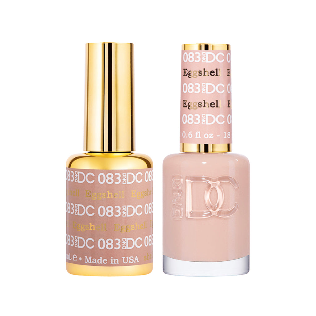 DND DC Gel Polish - Eggshell #083 (with Free Matching Polish) – The ...
